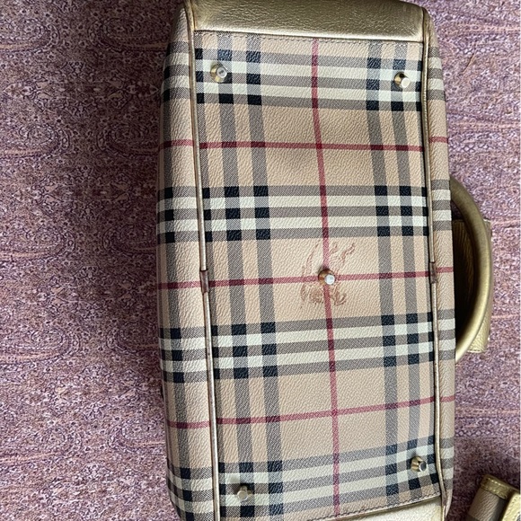 Burberry | Bags | Authentic Burberry Haymarket Check Handbag | Poshmark
